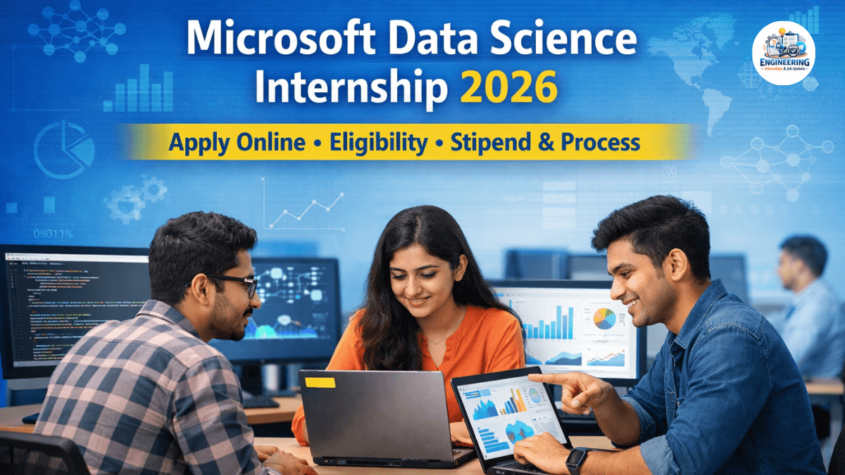 Microsoft Data Science Internship 2026: Apply Online, Eligibility ...